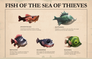 Sea of Thieves Fishing Chart | Table, Locations, Tips, Colors & More