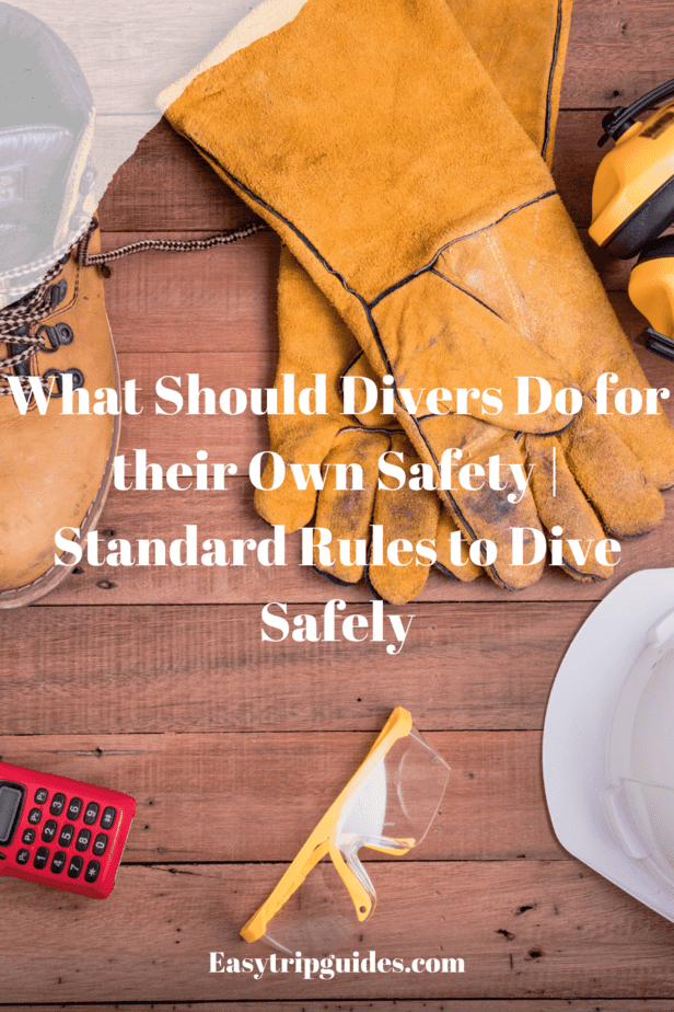 What Should Divers Do for their Own Safety | Standard Rules