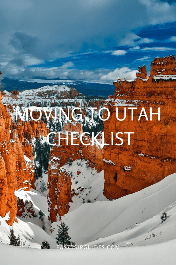 Moving to Utah Checklist