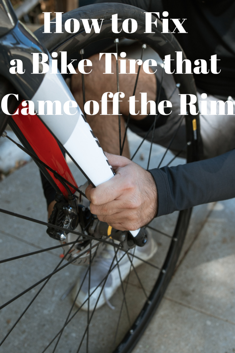 How to Fix a Bike Tire that Came off the Rim