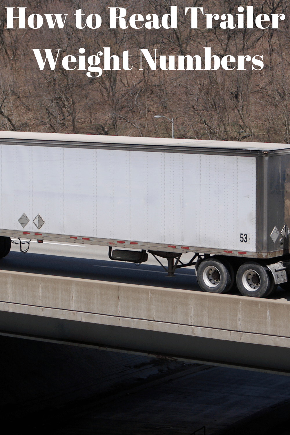 How to Read Trailer Weight Numbers